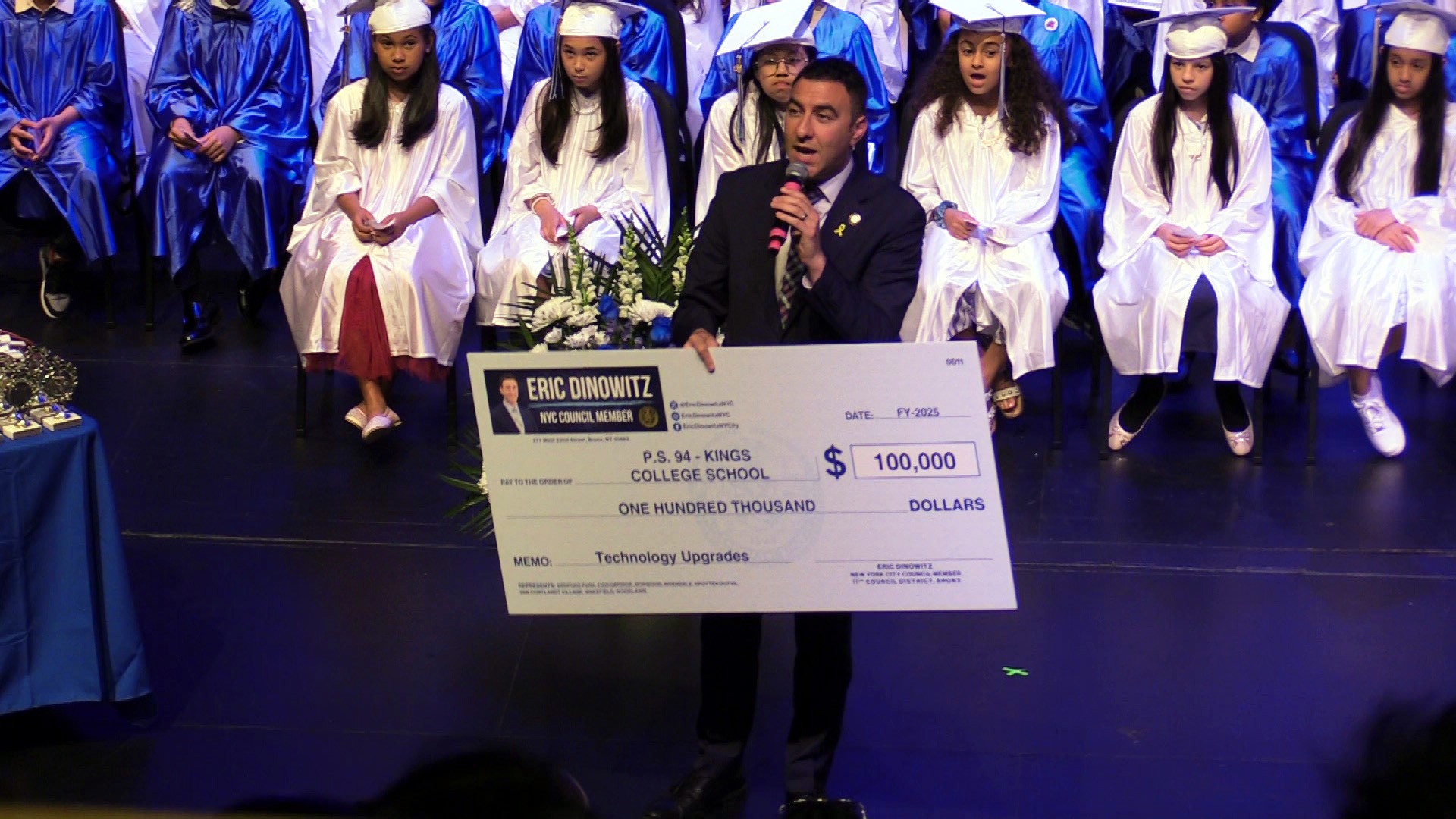Councilman Dinowitz Presents over $750,000 to Local Schools for Various ...